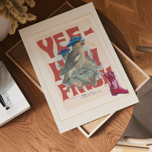 "Yee Haw Finch" DIN A4 Print | Hannisch