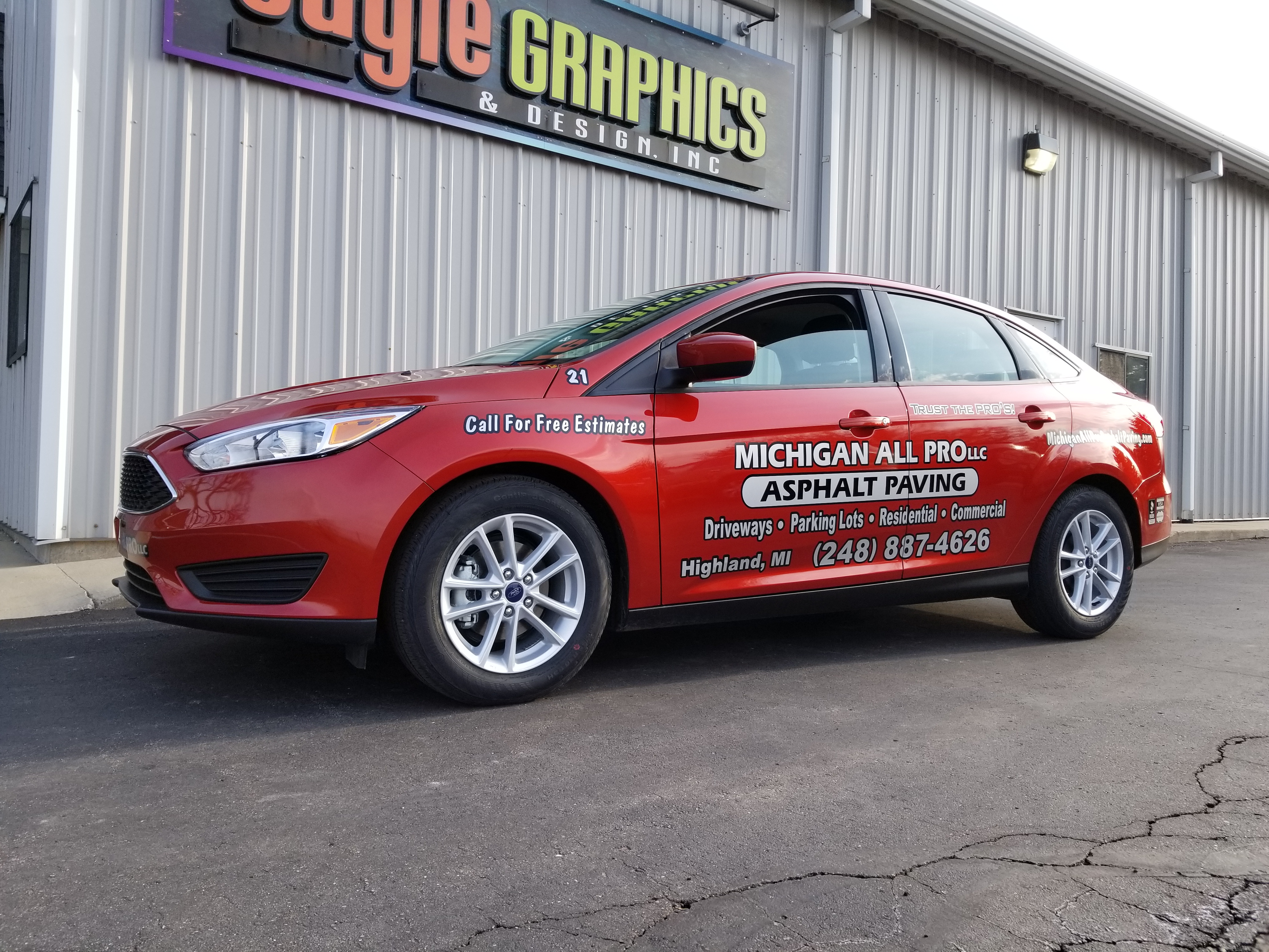 Eagle Graphics & Design, Inc. VEHICLE GRAPHICS Gallery Waterford, MI