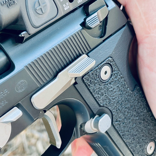 Beretta 92 Enhanced Slide Stop / Release Lever (Serrated) | Volker ...