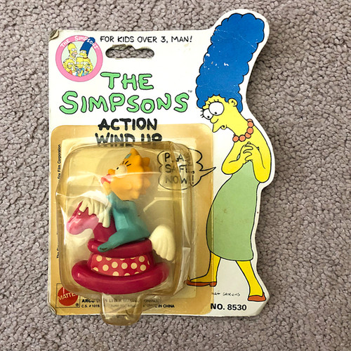 Simpsons - Maggie Action Wind Up - Hobby Horse 1990 | Mondo World Toys