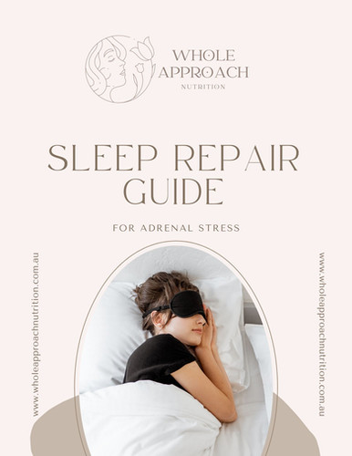 Sleep Repair Guide | Jacqui Baihn Nutritionist