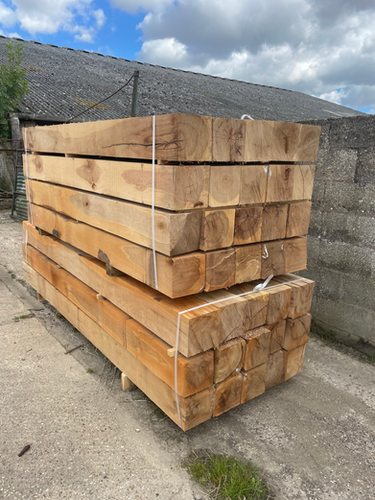 175mm -European Green Oak Posts/Beams | SB-Timber & Fencing