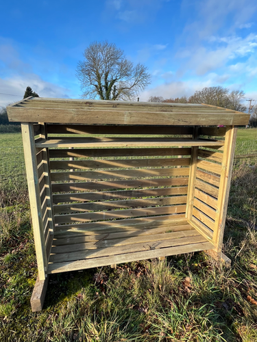 Vented Log Store | SB-Timber & Fencing