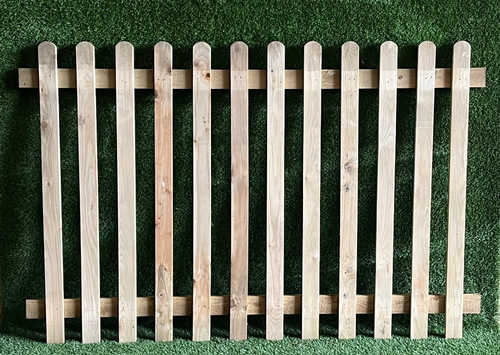 Round Top Picket Fence Panel | SB-Timber & Fencing