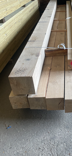 200mm - European Green Oak Posts/Beams | SB-Timber & Fencing