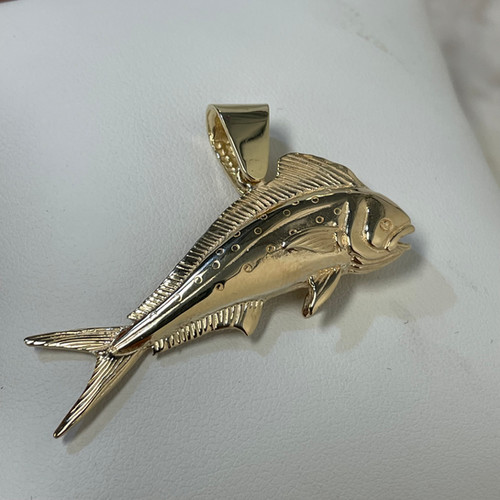 14k Gold Mahi Mahi Pendant | salernopawnjewelry