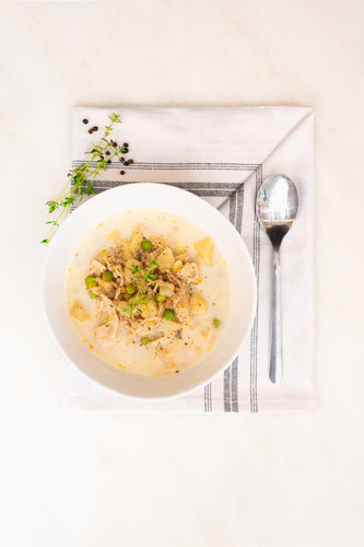 HB's Chicken Pot Pie Chowder | Cleaver & Clove