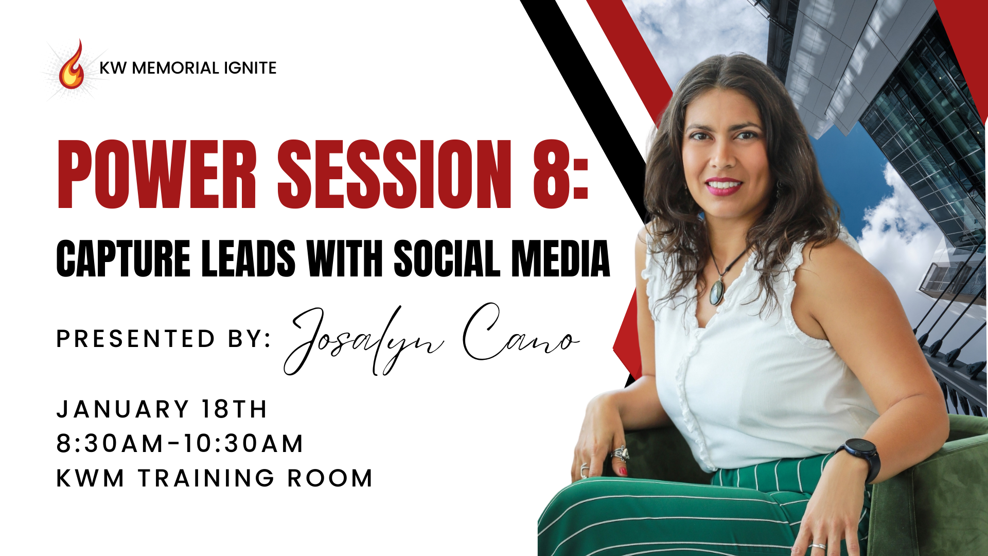 (IGNITE) Power Session 8: Capture Leads with Social Media | KW Memorial