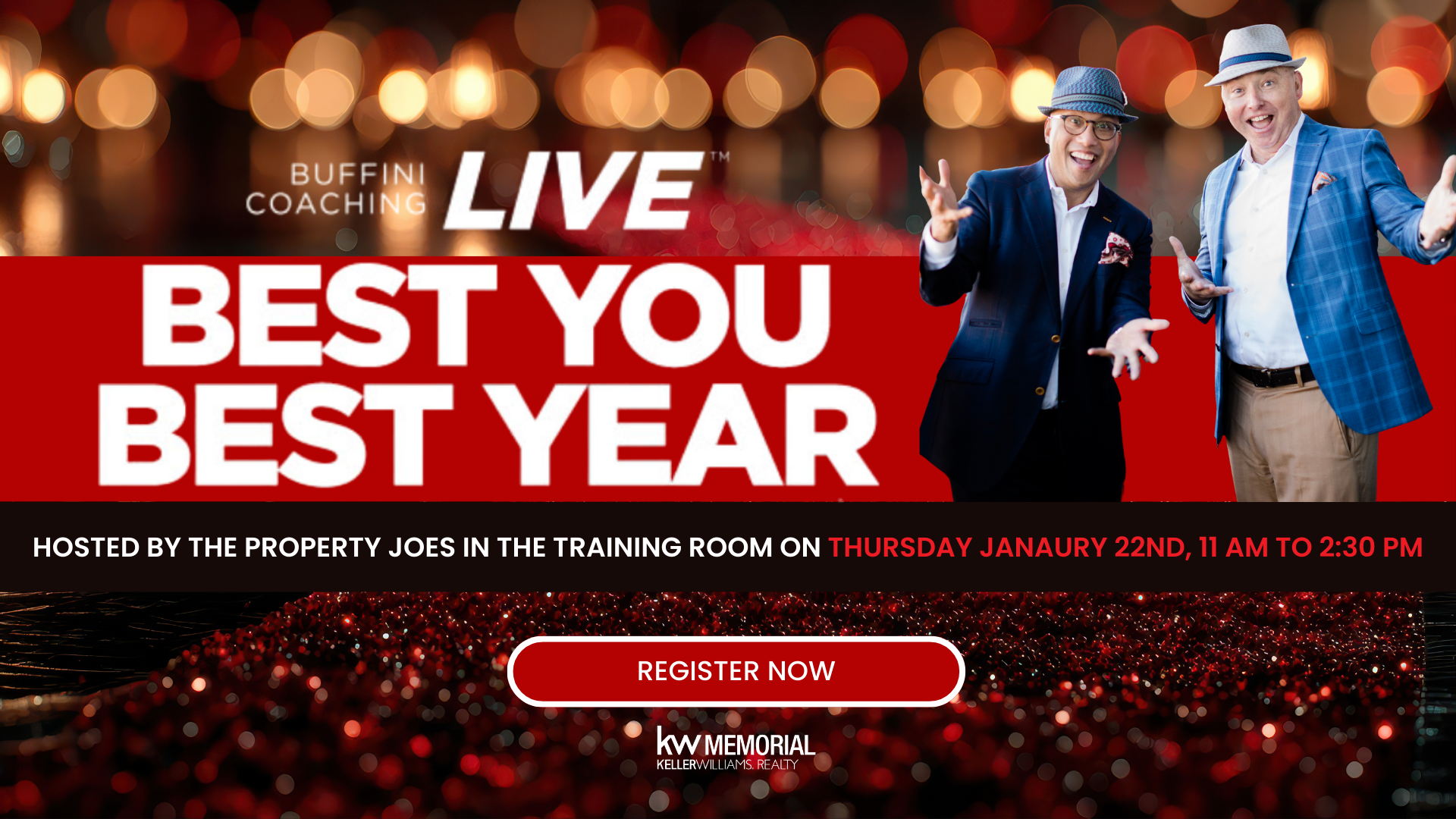 Buffini Coaching LIVE: Best You, Best Year | KW Memorial