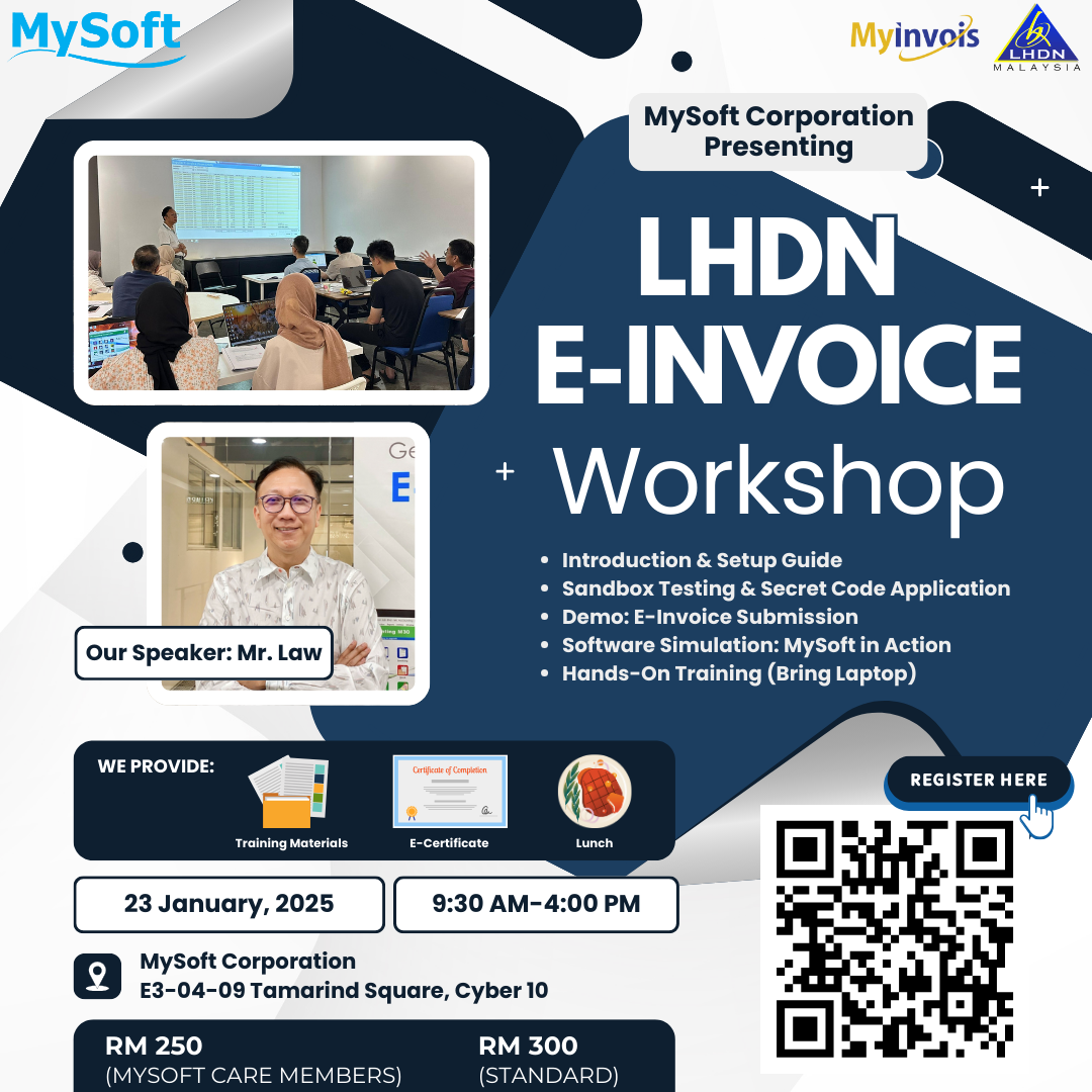 E-Invoice Workshop #18 | MySoft Corporation