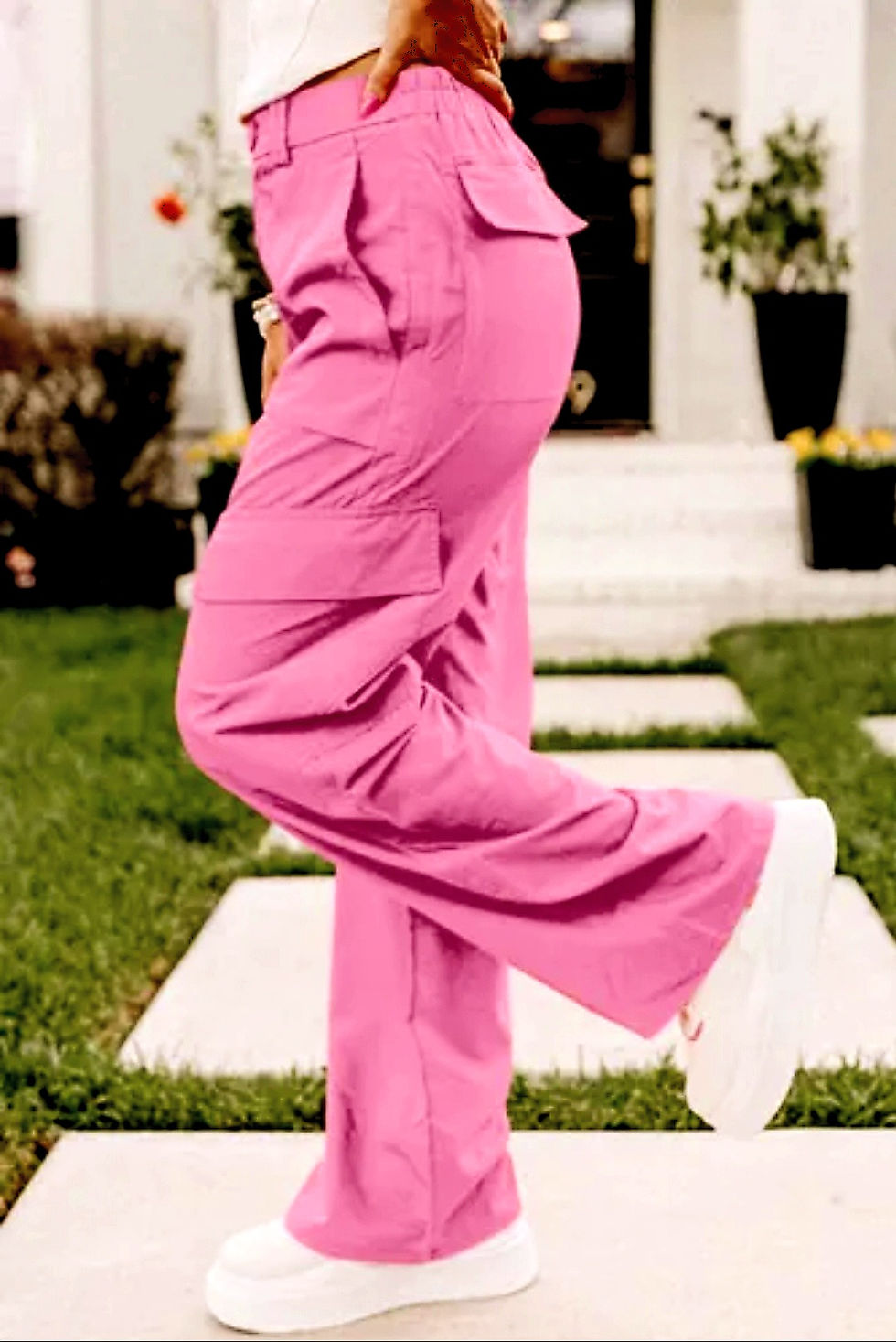 Pink Cargo Pants | ACHEÉhttps://static.wixstatic.com/media/17757a ...