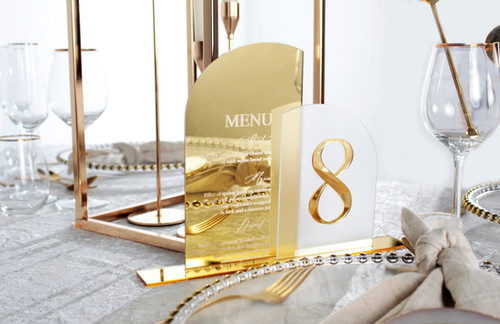 Table Number & Menu Combo | CC Designs