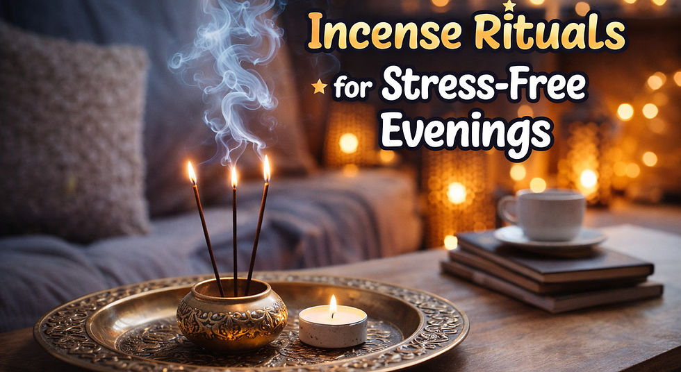 How Evening Incense Rituals Support Relaxation - Aroma Warehouse