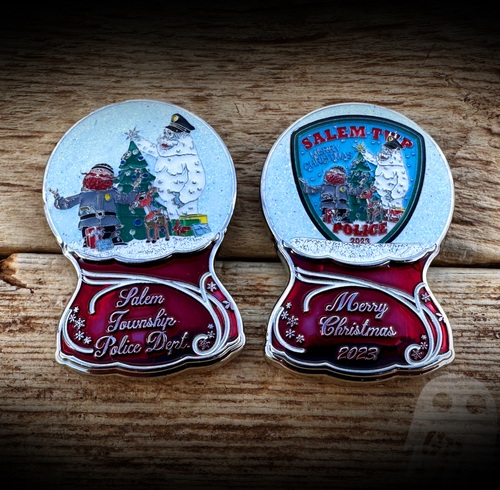 2023 Christmas Challenge Coin | Salem Twp Police