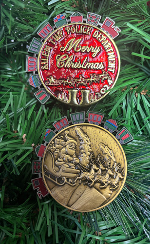 2024 Christmas Challenge Coin | Salem Twp Police