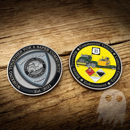 Commercial Vehicle Enforcement Challenge Coin | Salem Twp Police