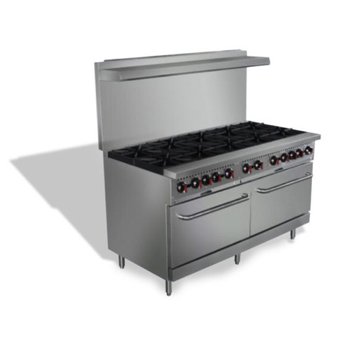 Ecomax by Hobart 10 Burner Gas Stove | BlueFlames