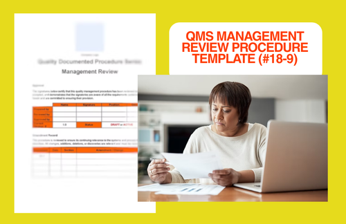 QMS Management Review Procedure Template (#18-9) | OHS Consultants