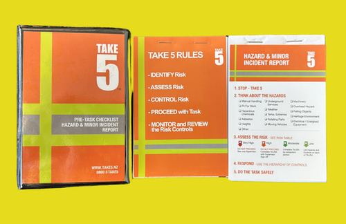 Take 5 Workers Booklet | OHS Consultants