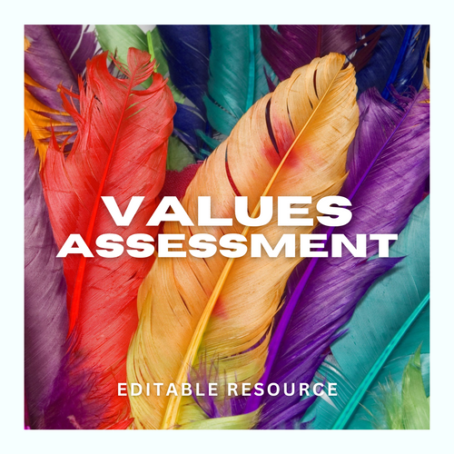 Values Assessment - Fillable Worksheet | Simply Psychotherapy