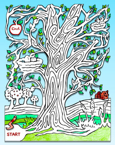 Maze Art | Michelle Boggess | World Record Maze Artist | Illustrated Mazes