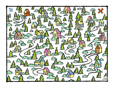 Maze Art | Michelle Boggess | World Record Maze Artist | Illustrated Mazes