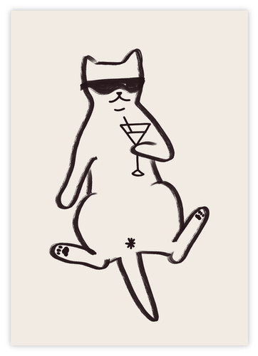 Martini Cat | ArteBarte
