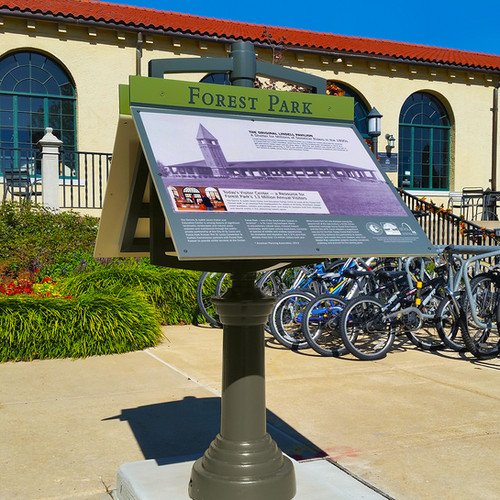 Forest Park Exterior Wayfinding | ASI Signage