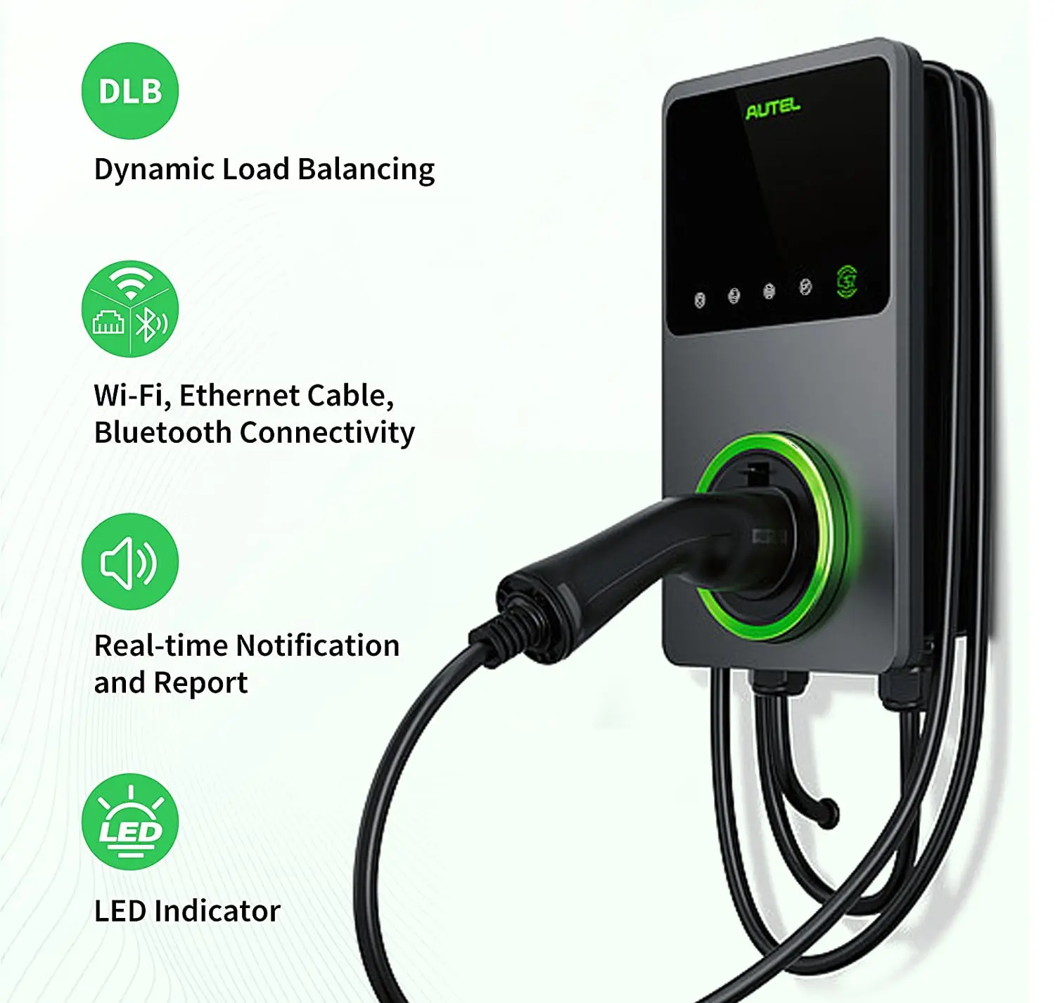 Autel MaxiCharger Wallbox Home Charger AC W22-C5-4G | Smart EV Charging ...