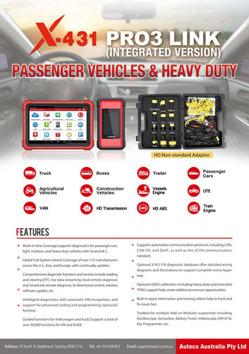 Launch Pro3 Link Passenger | Advanced Diagnostics Tool