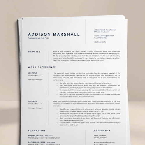 Perfect CV Design for 2023 - Modern Resume Template