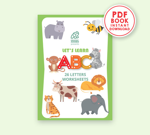 Lets Learn ABC Practice Worksheets for Preschoolers - Kindergarten ...