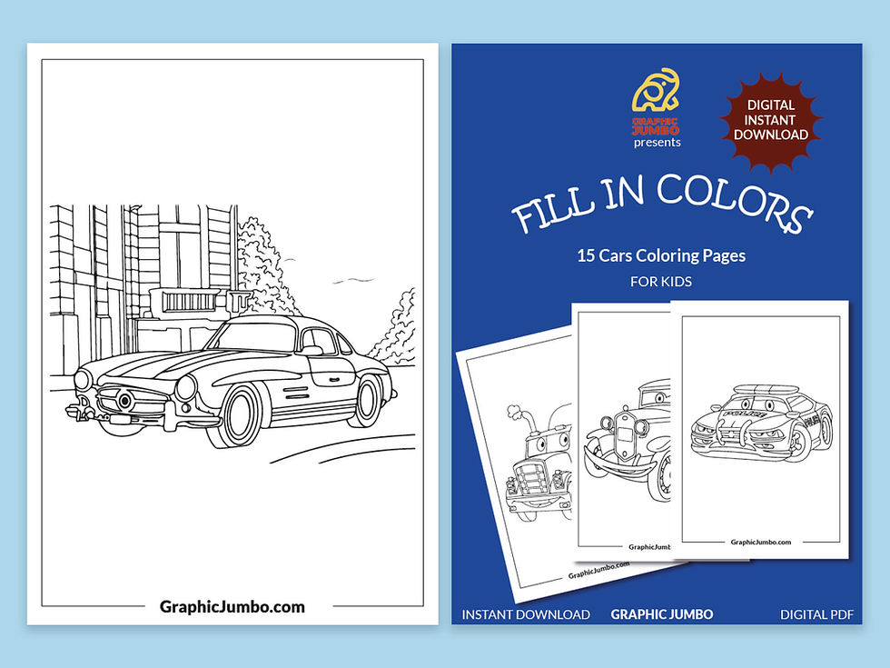 15 Cars Coloring Pages : Rev Your Engines with Free Car Coloring Pages ...