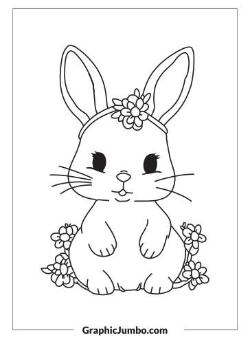 25+ FREE Cute Rabbit Coloring Pages for Kids & Adults : Dive into the ...