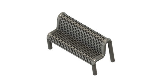 N Gauge 1:148 - Mesh Benches - Pack of 3 | Mac's Models