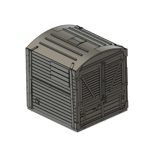 N Gauge 1:148 - BR Type A Container - Single | Mac's Models