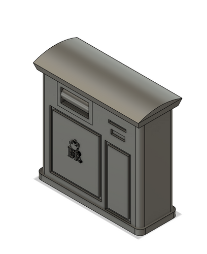 OO Gauge 1:76 - Royal Mail Parcel Post Box - Pack of 2 | Mac's Models