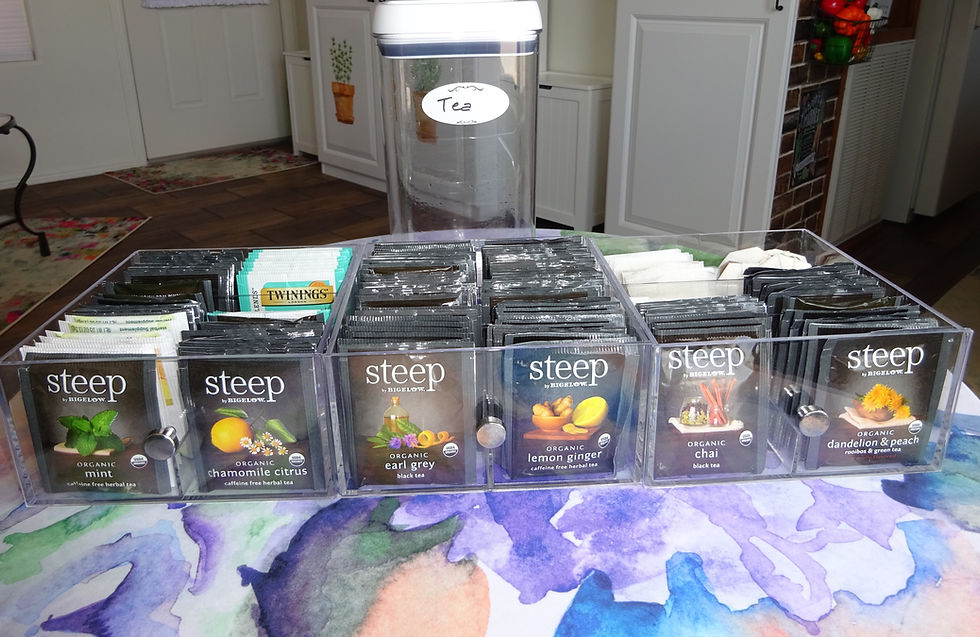 How to Best Organize Your Big Stash of Tea Bags