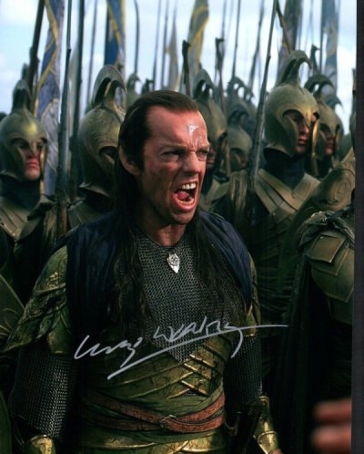 Hugo Weaving - Lord Of The Rings Signed 8x10 Photo | Stars 4 The Stars