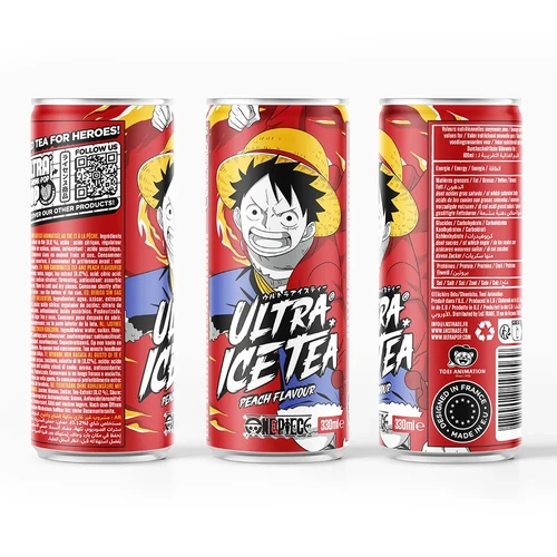 Ultra Ice Tea - One Piece - Luffy (Sleek Can 330 ml) | KOCH MARKETPLACE