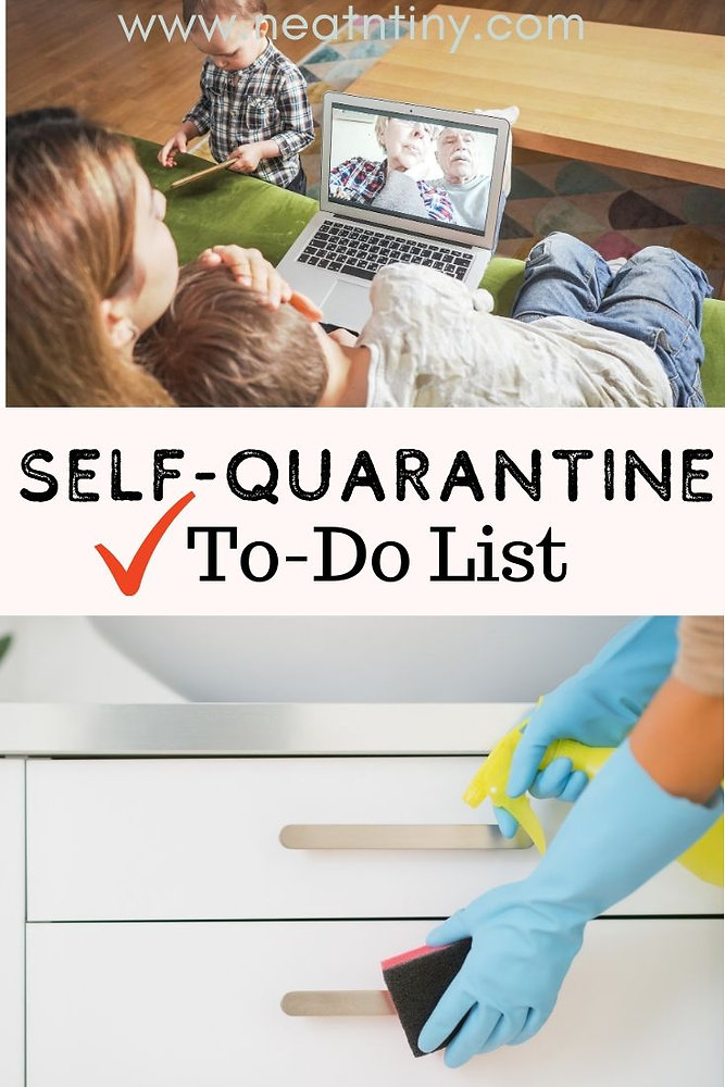 Self-Quarantine To-Do List