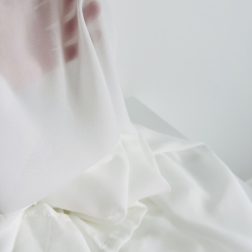 Ivory White Chiffon Fabric Drape 10m | T.N.T CATERING AND EVENTS SUPPLIES