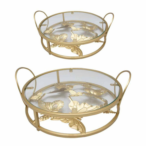 Round Butterfly Biscuit Stand 2pc | T.N.T