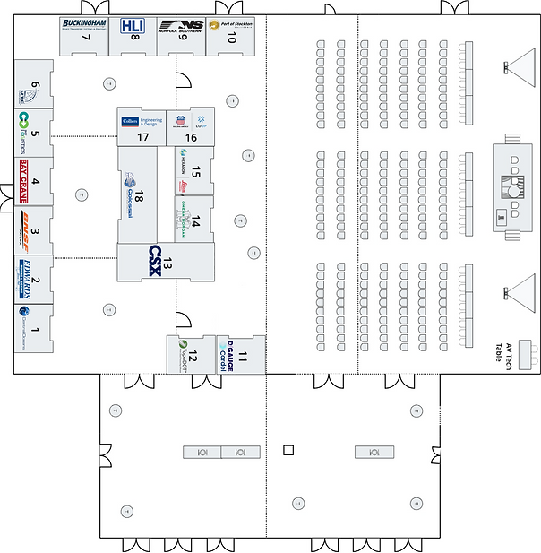 Tradeshow Exhibitor Map | RICA
