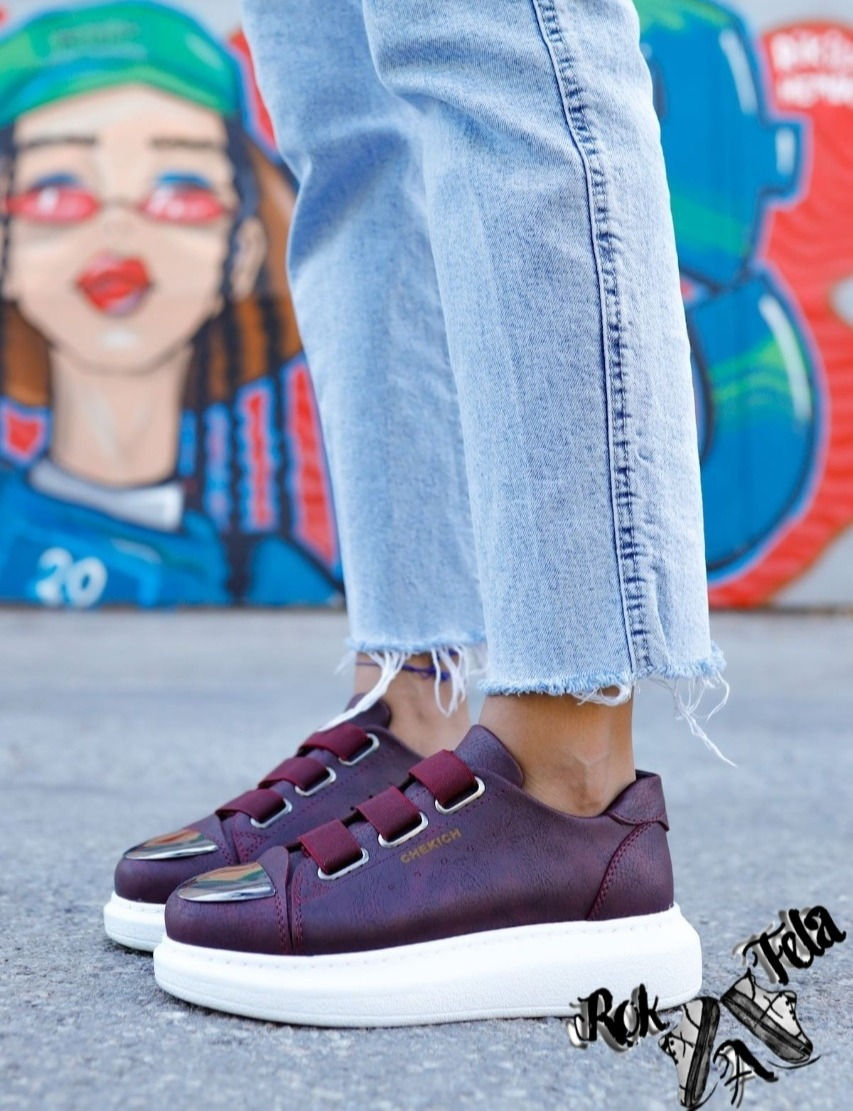 Chekich Mirror Burgundy | Rok A Fela