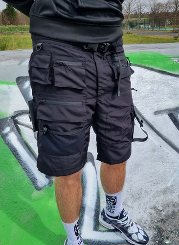 Tactical Bomber Shorts Techwear Multi Pockets Puppy Streetwear Pants ...