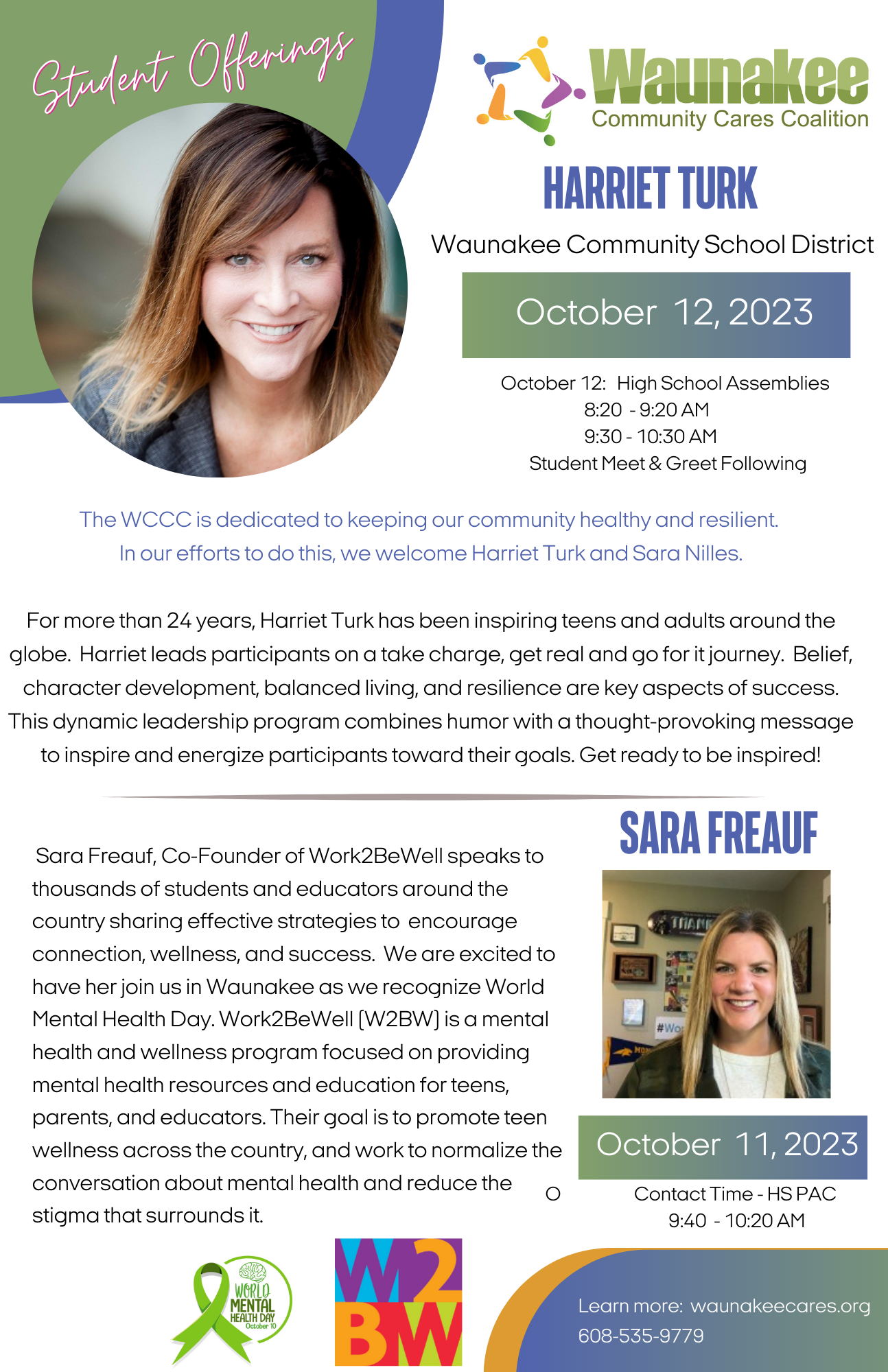 High School Student Assemblies | WCCC