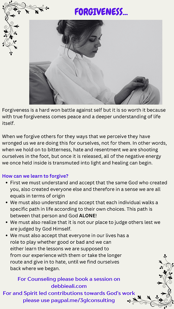 What is forgiveness?