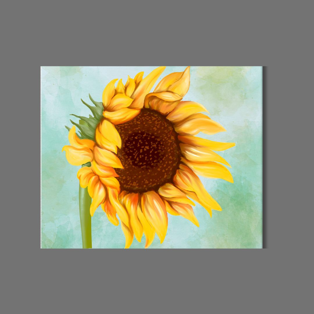 Sunflower Painting @Sally Tomatoes | A Sip of Color