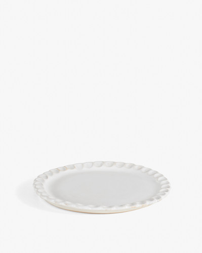 Impressions Lunch Plate: Handmade Stoneware Plates